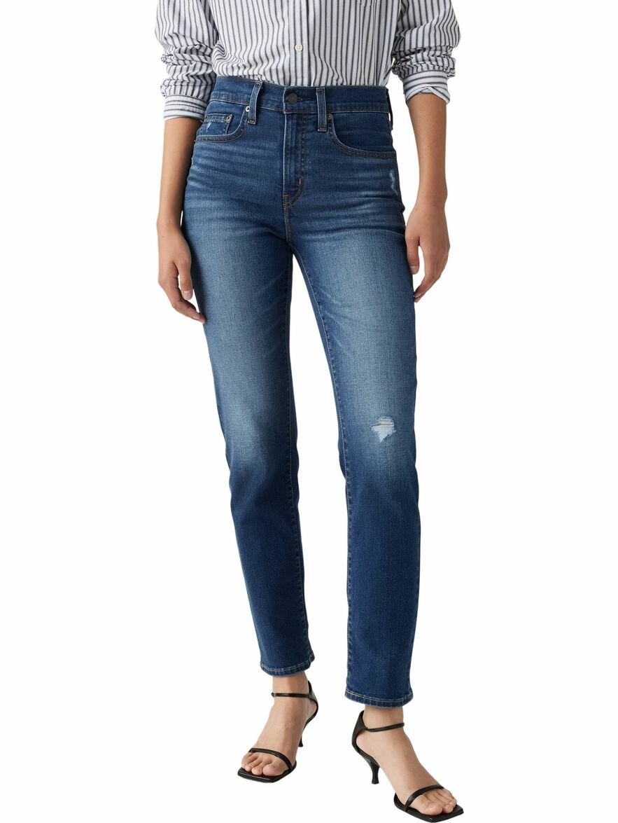 Джинсы зауженные Women 724 High Rise Straight Jeans 