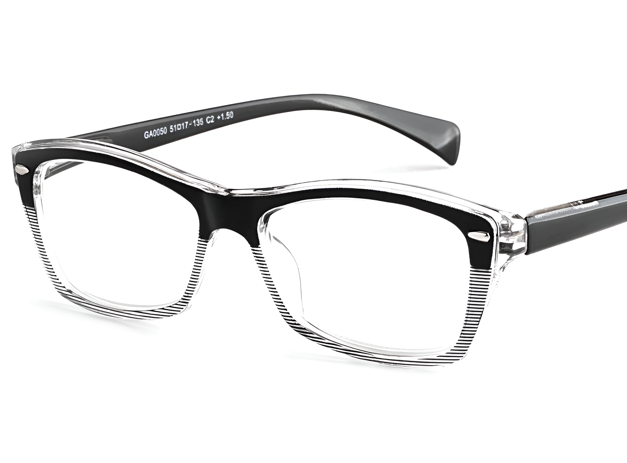 Готовые очки для зрения корригирующие Marcello GA0050 C2 с диоптриями +3,5 для чтения на плюс, очки женские, очки мужские, очки Вайфаеры