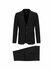 Платье Mirror lapels pleated wool dress
