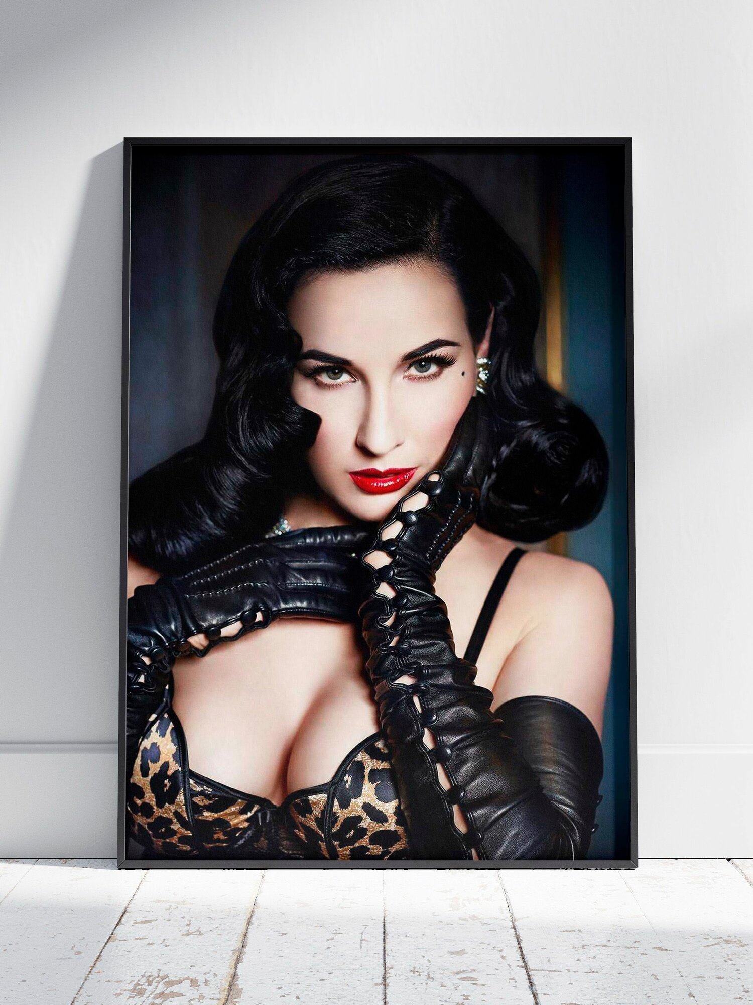 Плакат на стену для интерьера Дита фон Тиз (Dita Von Teese 31) - Постер по модели, бренду и моде формата A4 (21x30 см)
