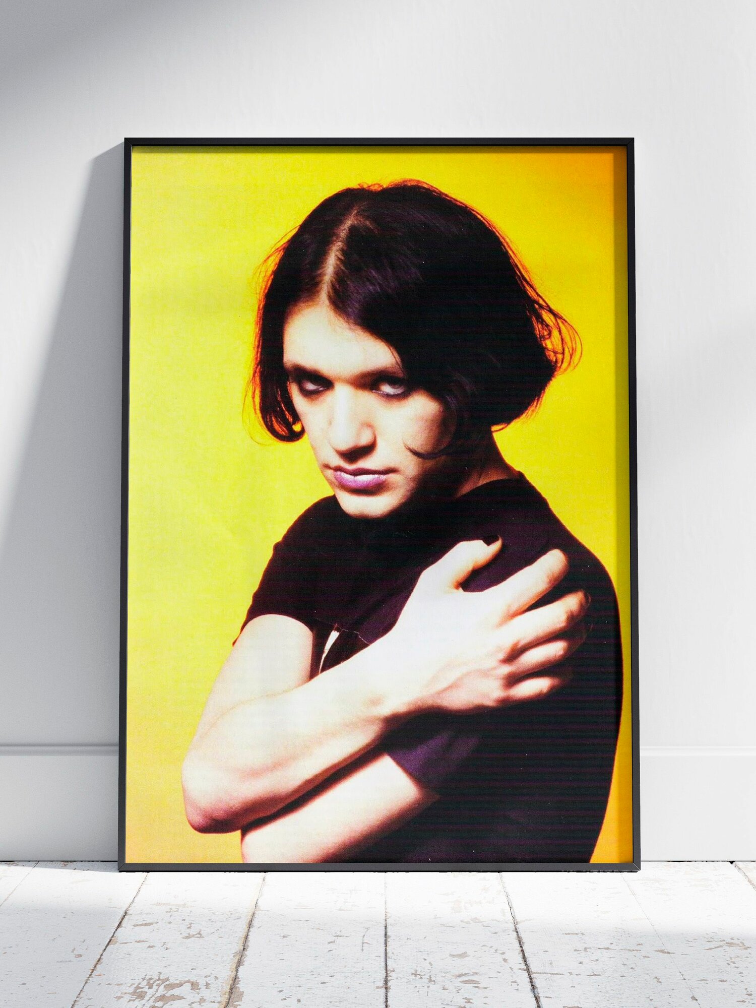 Плакат на стену для интерьера Плацебо (Брайан Молко - Brian Molko 3) - Постер по музыке и артисту формата A4 (21x30 см)