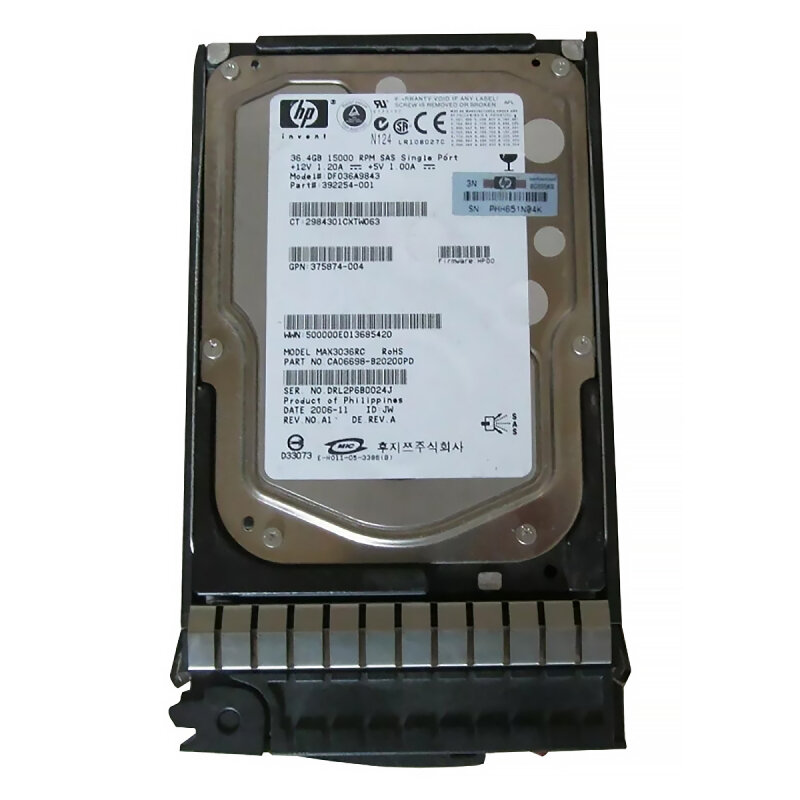 Жесткий диск HP 392254-001 36,4Gb SAS 3,5" HDD