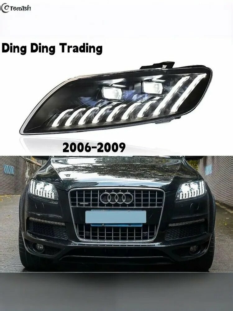 Фары автомобильные, 2 шт, арт. Audi Q7 2006-2009