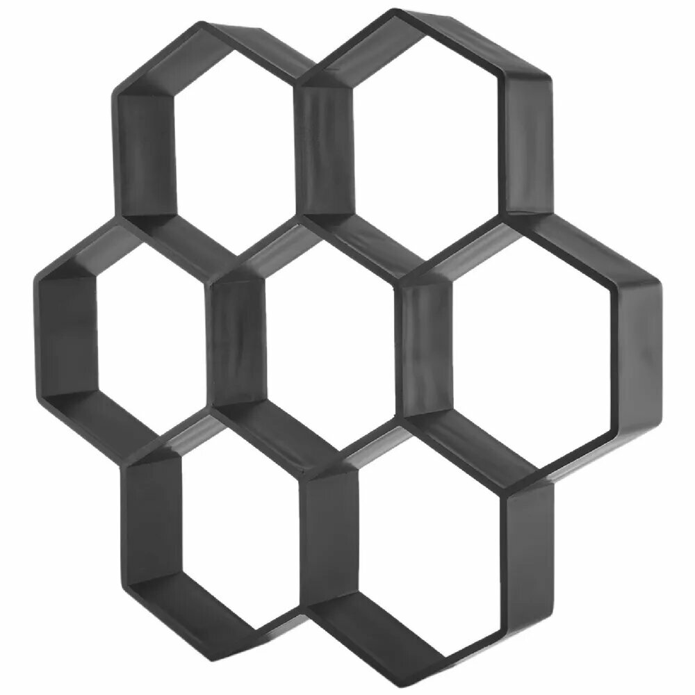 Форма для изготовления бетонных ступенек из брусчатки, садовая тротуарная плитка, размеры 30*30 см.