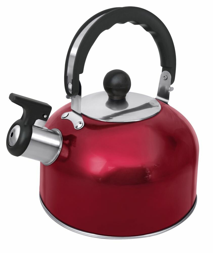 HOME ELEMENT HE-WK1602 NEW красный рубин чайник со свистком 2 л