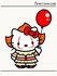 Термонаклейка для одежды и аксессуаров DTF-печать Hello Kitty Оно