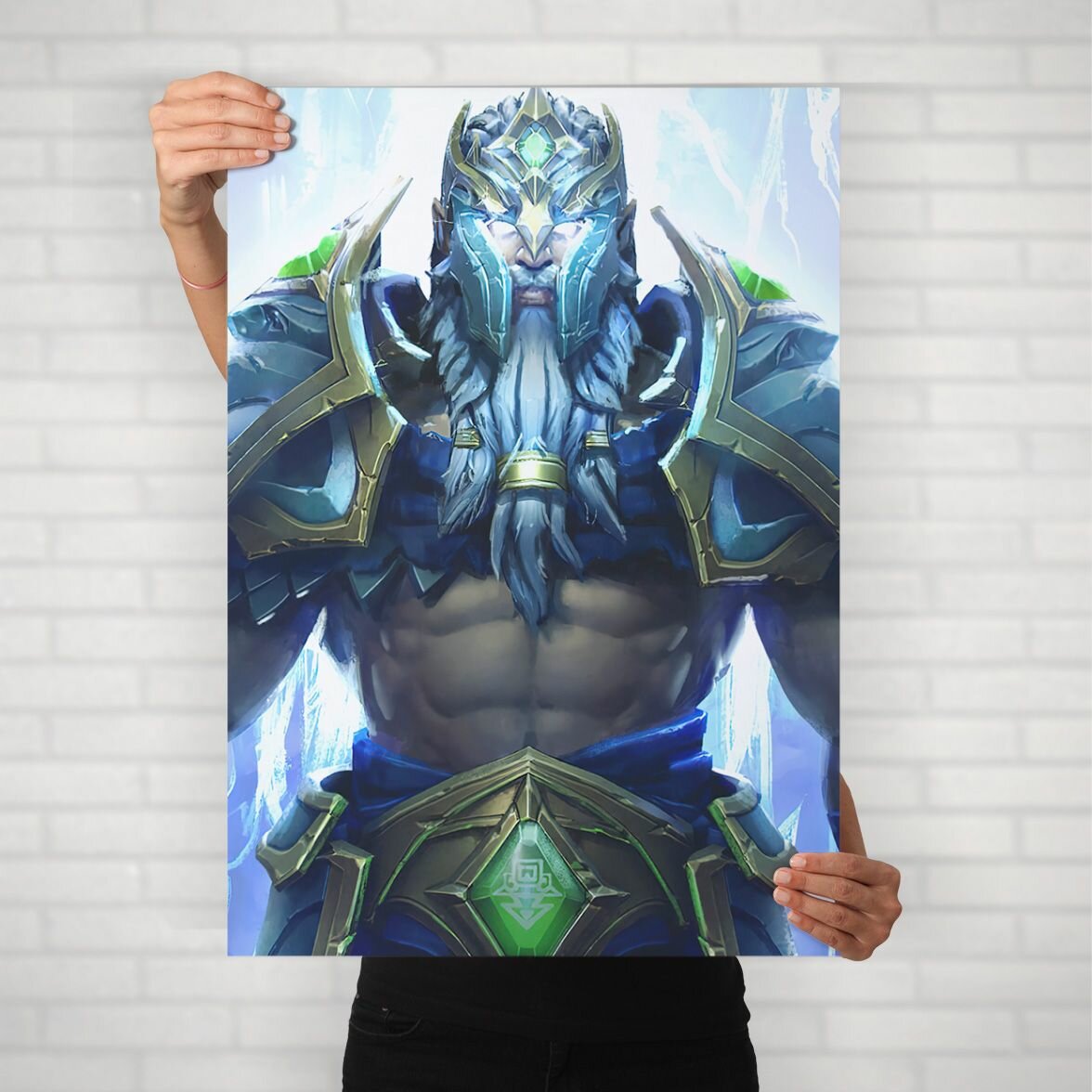 Плакат на стену для интерьера Dota 2 (Zeus 6) - Постер по игре формата A2 (42х60 см)