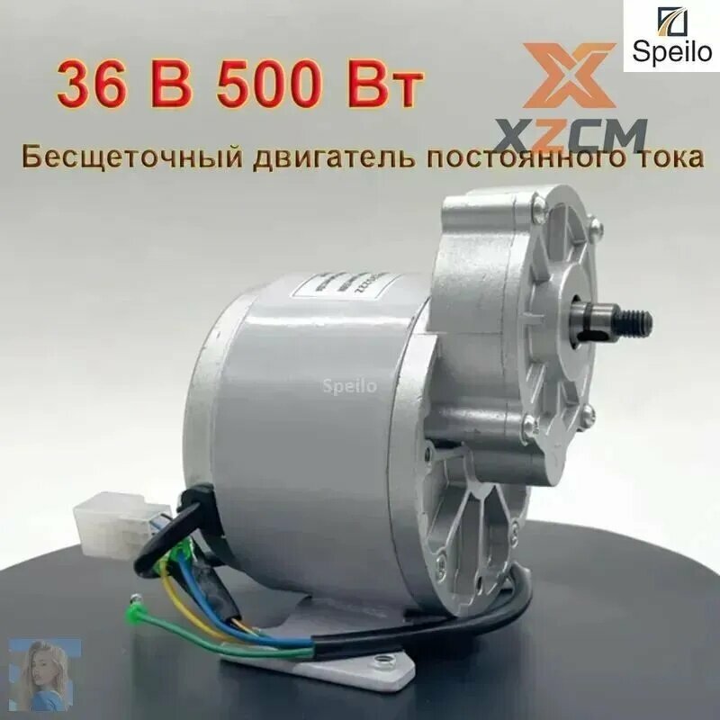 Бесщеточный мотор-редуктор мощностью 36 В 500 Вт, Двигатель постоянного тока