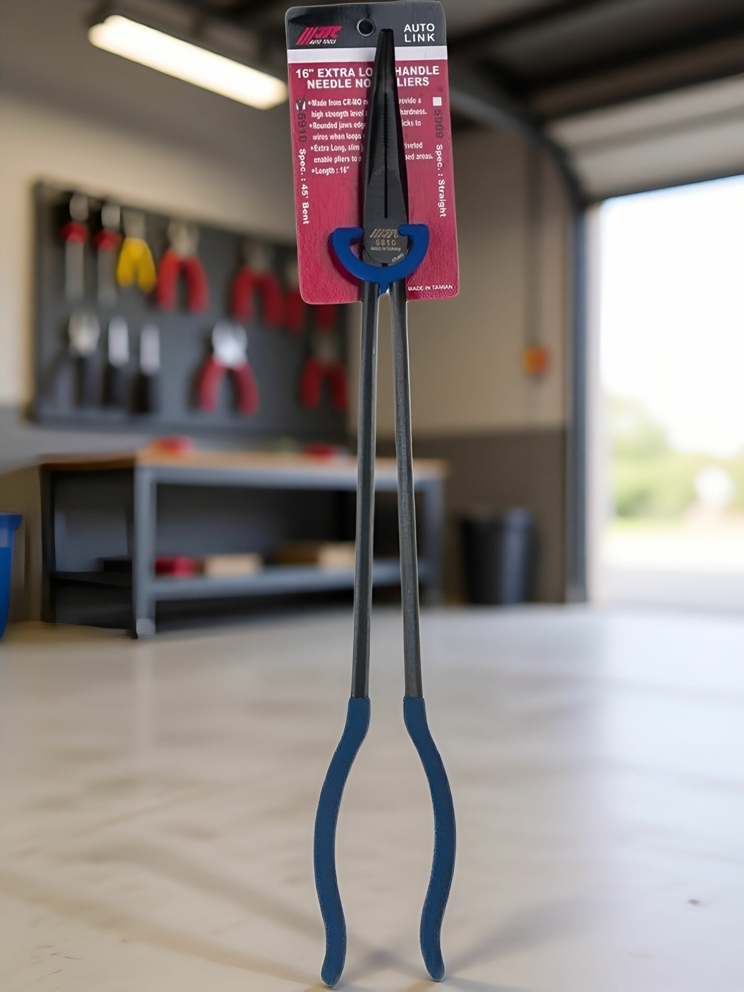 Удлиненные пассатижи JTC Auto Tools 45 5910, хромированные, черные, 40 см