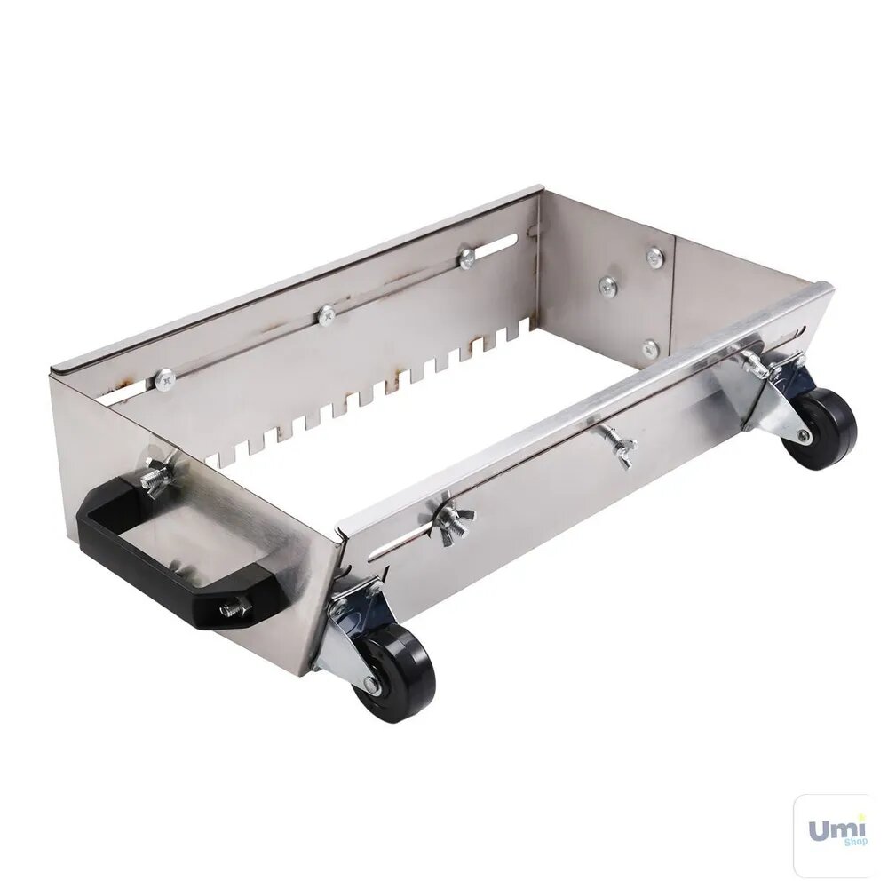 Регулируемый квадратный зубчатый шпатель 400-800 мм для быстрого и равномерного нанесения клея на пол