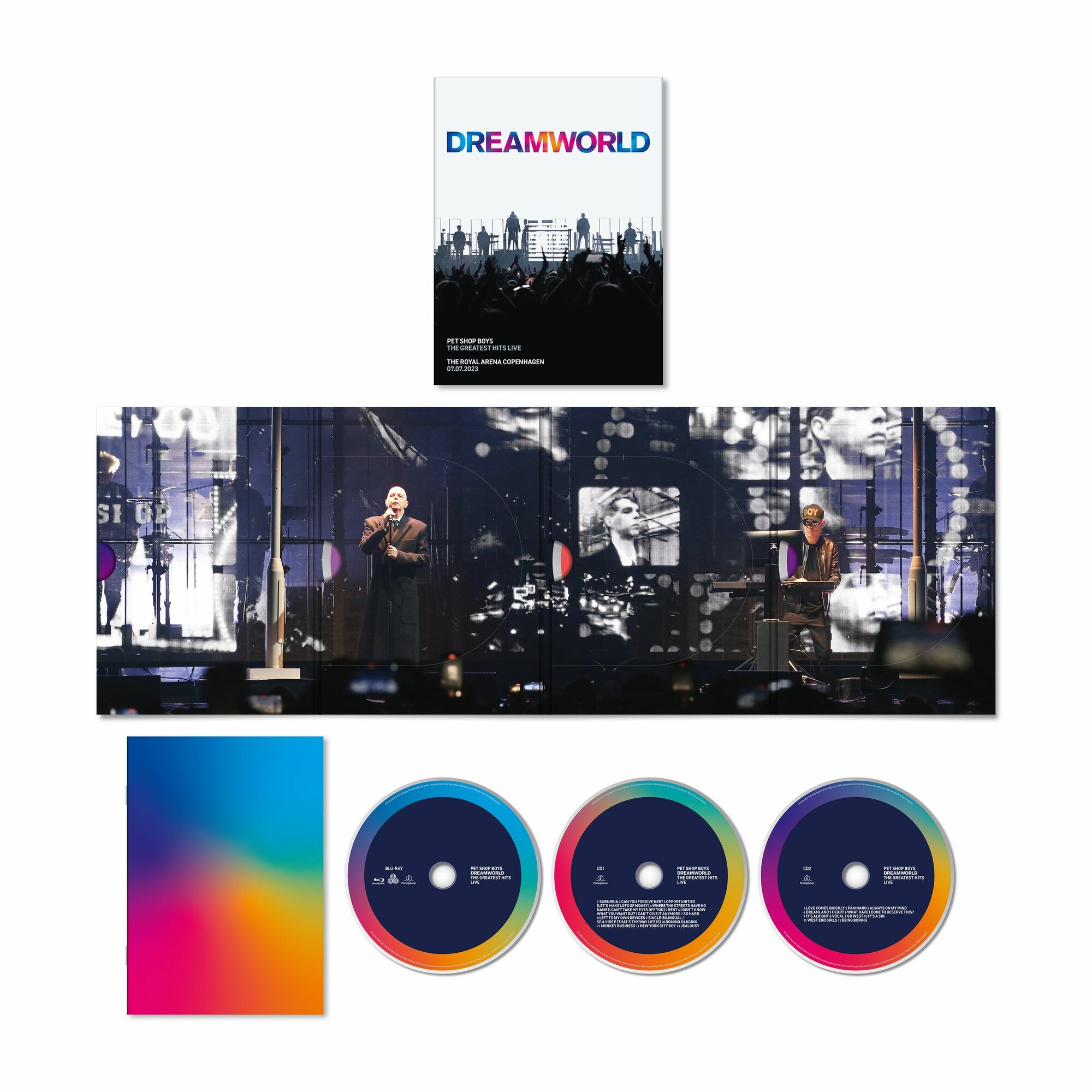 Компакт-диск Pet Shop Boys - Dreamworld: The Greatest Hits Live (2 CD, 1 Blu-ray Dic) (2 CD)