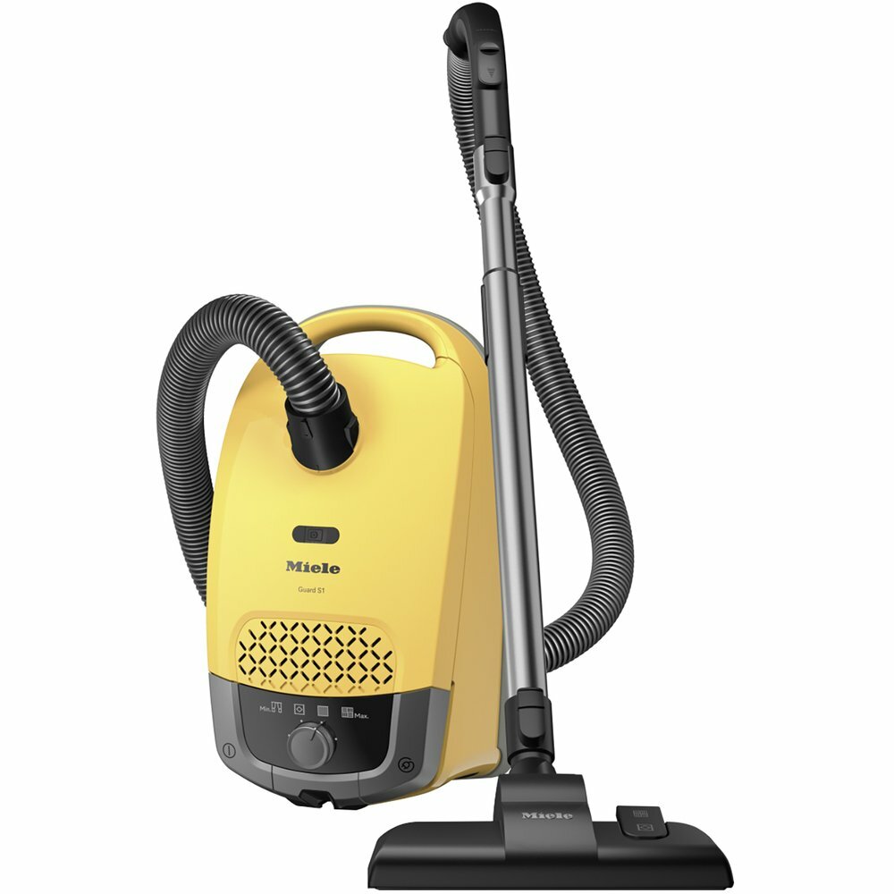 Пылесос Miele STAF0 Guard S1, с мешком, 3.5 л, для ковров и пола, телескопическая труба, жёлтый