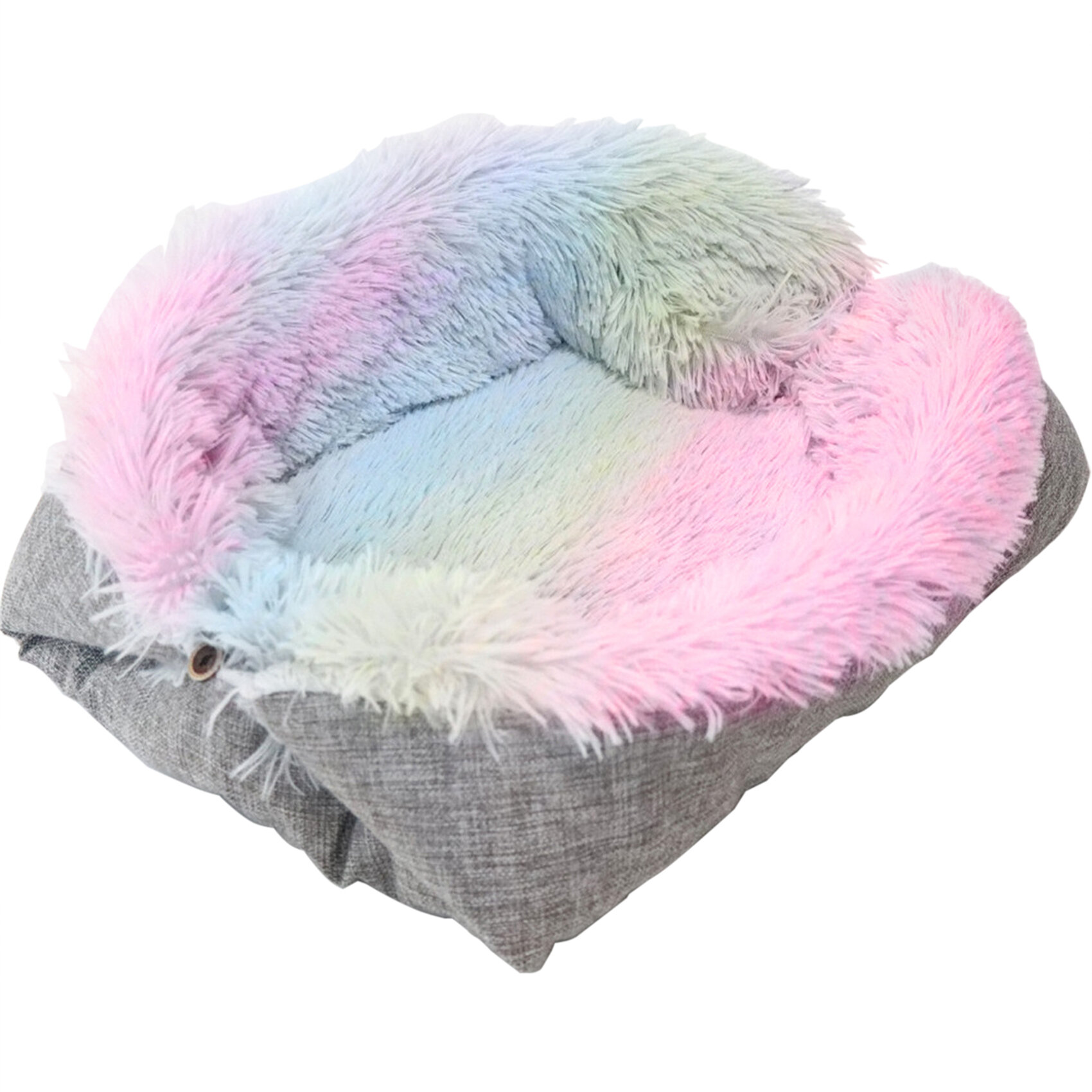Foldable Convertible Pet Bed Mat Plush Quilted Blanket Mat Cuddle Cushion Bed Pet Nest для Small Medium Cat-Kitten Puppy, Материал: Plush; Linen, Цвет: A/B/C/D/E(optional), Размер: 61*51cm/24"*20", Вес: Approx.300g/0.7lbs, Пакет: 1*Pet Bed Mat
