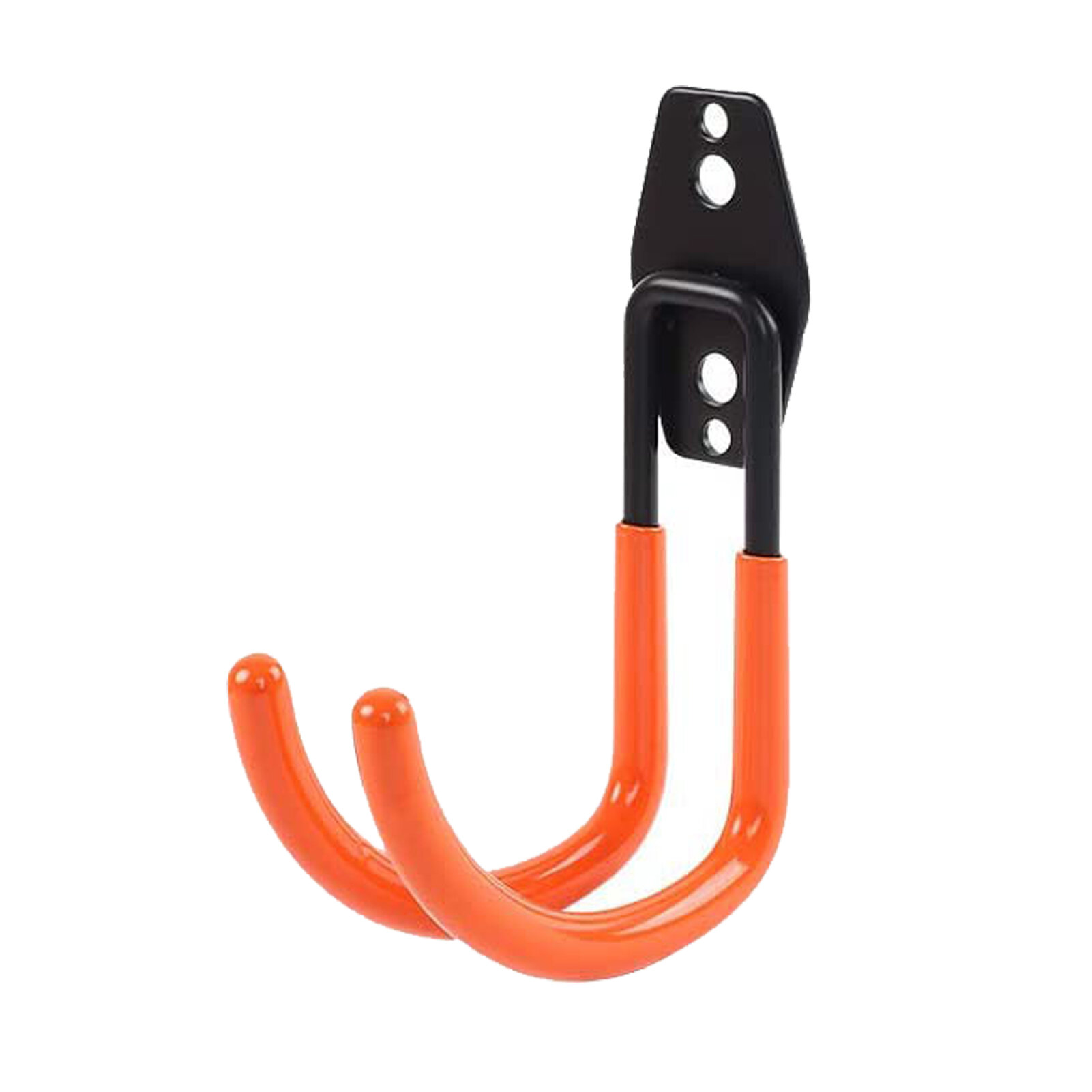 Гаражный крюк Heavy Duty для инструмента, настенный органайзер, стойка для велосипедов, лестниц, шлангов, скейтбордов, материал: сталь + ABS, цвет: черный / оранжевый, тип: квадратный крюк / круглый крюк, квадратный крюк размер S: 6.8*6.5*11 см, M:
