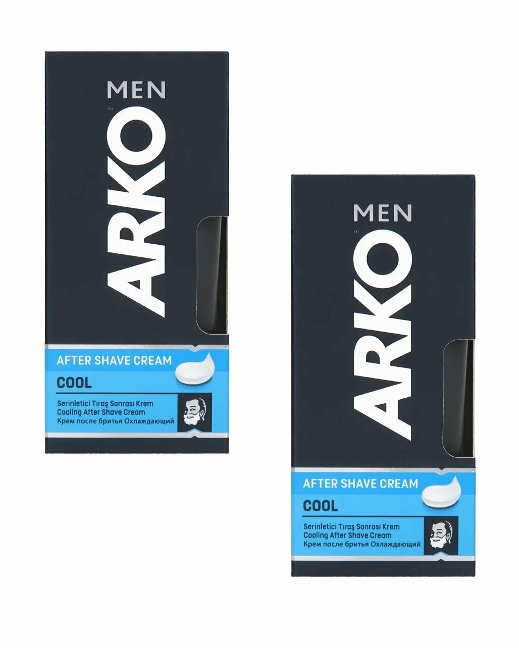 Крем Arko Men после бритья Cool, 50мл 2шт