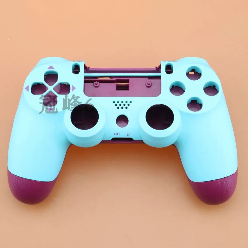 Чехол для контроллера PS4 Slim с камуфляжным рисунком, прозрачная конструкция, многоцветная комбинация (Синий и