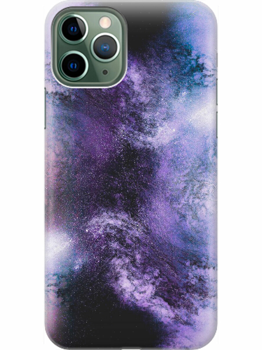 Силиконовый чехол на Apple iPhone 11 Pro / Эпл Айфон 11 Про с рисунком "Космическое свечение"