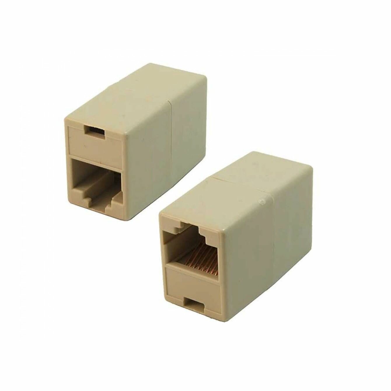 Адаптер проходной соединительный RJ45 неэкранированный GCT11-8P8C, 5 шт