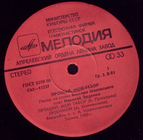 Прощай, мой табор