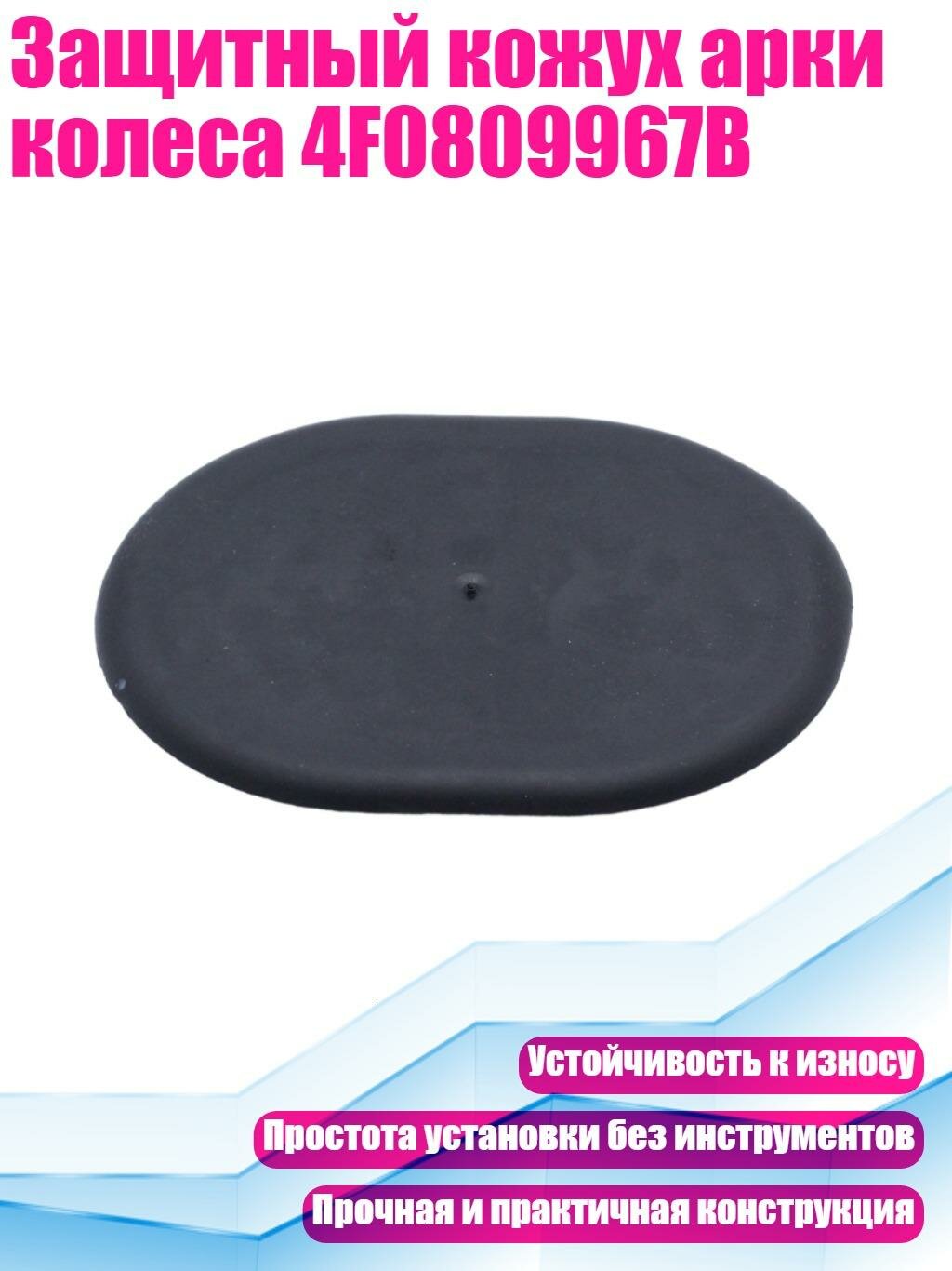 Защитный кожух арки колеса 4F0809967B