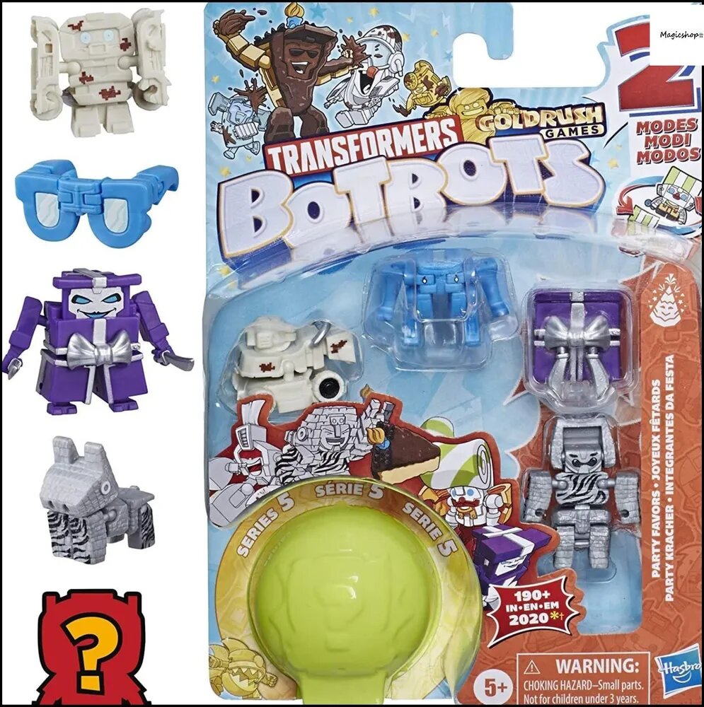TRANSFORMERS TRA BOTBOTS 5 коллекционных персонажей (тренажерный зал), детские коллекционные игрушки-Magic-Magic