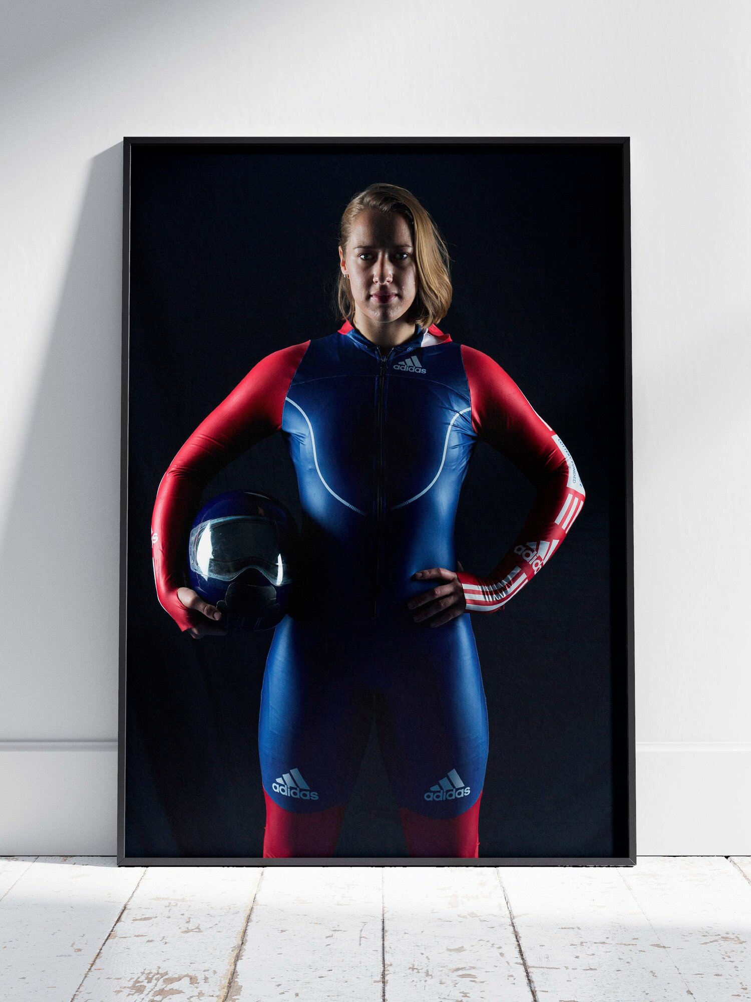 Плакат на стену для интерьера Скелетон (Лиззи Ярнолд - Lizzy Yarnold) - Постер по спорту и физической активности формата A4 (21x30 см)