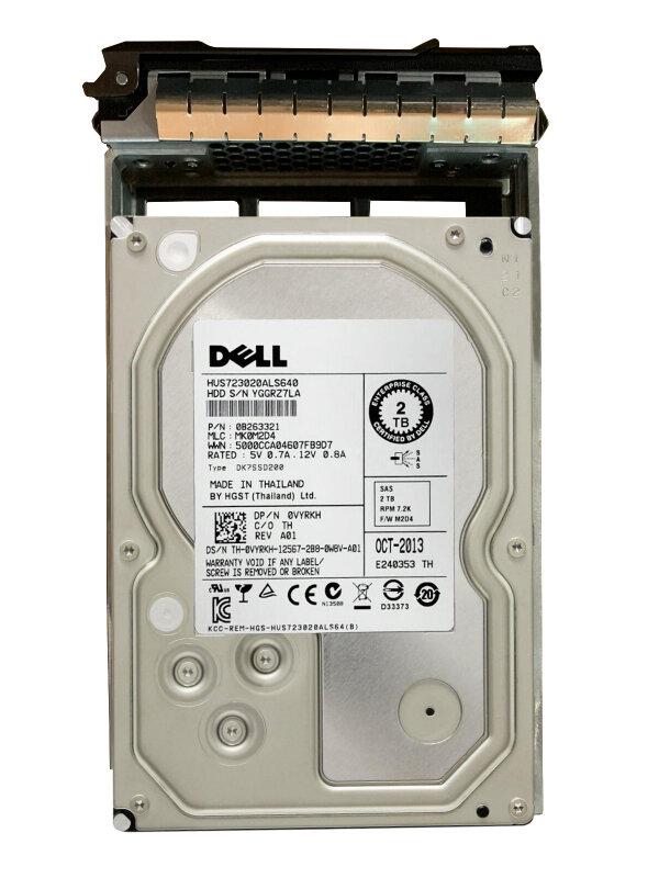 Жесткий диск Dell NNTT4 2Tb 7200 SAS 3,5" HDD