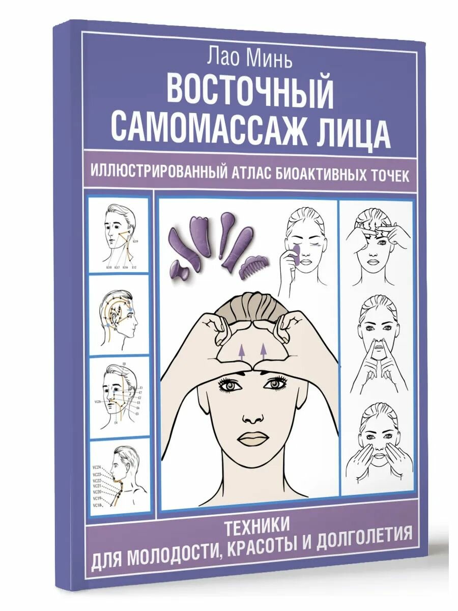 Атлас восточного самомассажа лица для красоты и долголетия