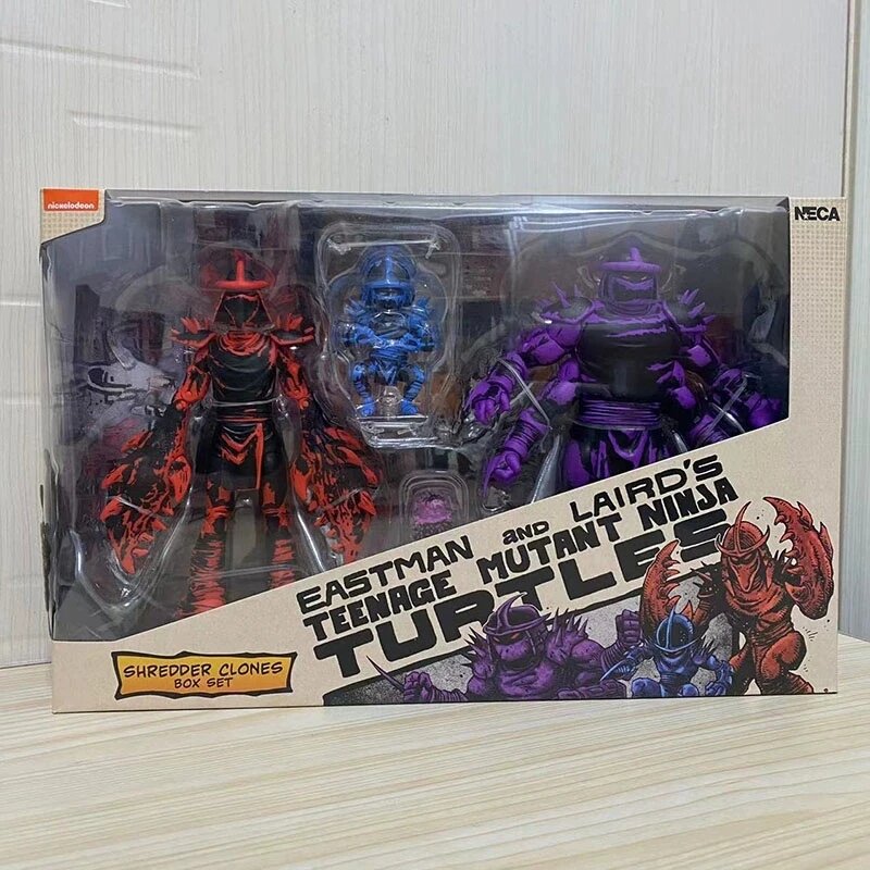 Оригинальный набор NECA 54383 Shredder Clones Mirage Comics Box, масштаб 7 дюймов, фигурка