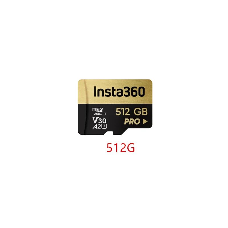 Карта памяти SD Insta360 X5 для Insta 360 X4 X3 X2 Ace Pro One RS Sphere 256 ГБ 512 ГБ V30 Extreme A1, высокоскоростная, оригинальный аксессуар