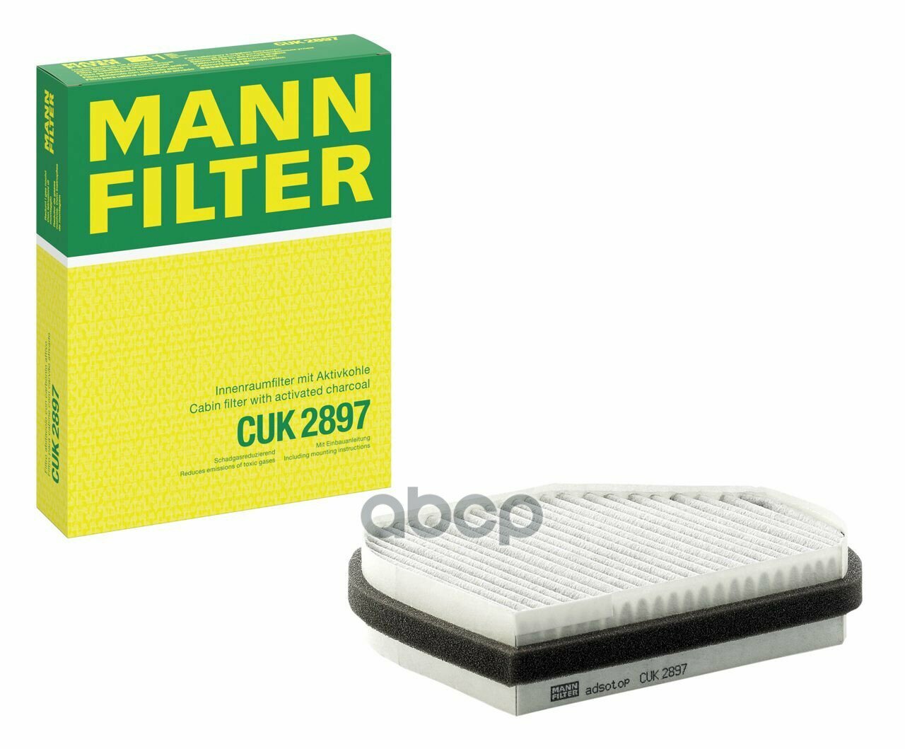 Фильтр салона ! угольныйMB W202/W210 all 93-04 MANN-FILTER арт. CUK2897