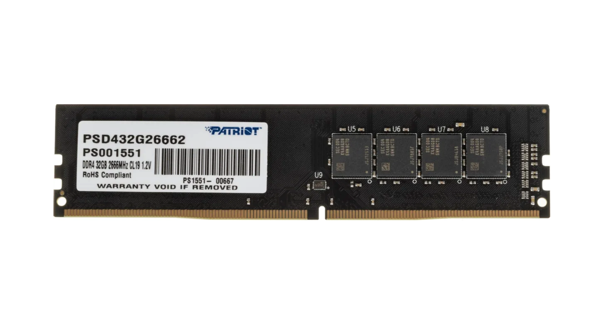 Оперативная память Patriot Memory Signature Line PSD432G26662 32 ГБ