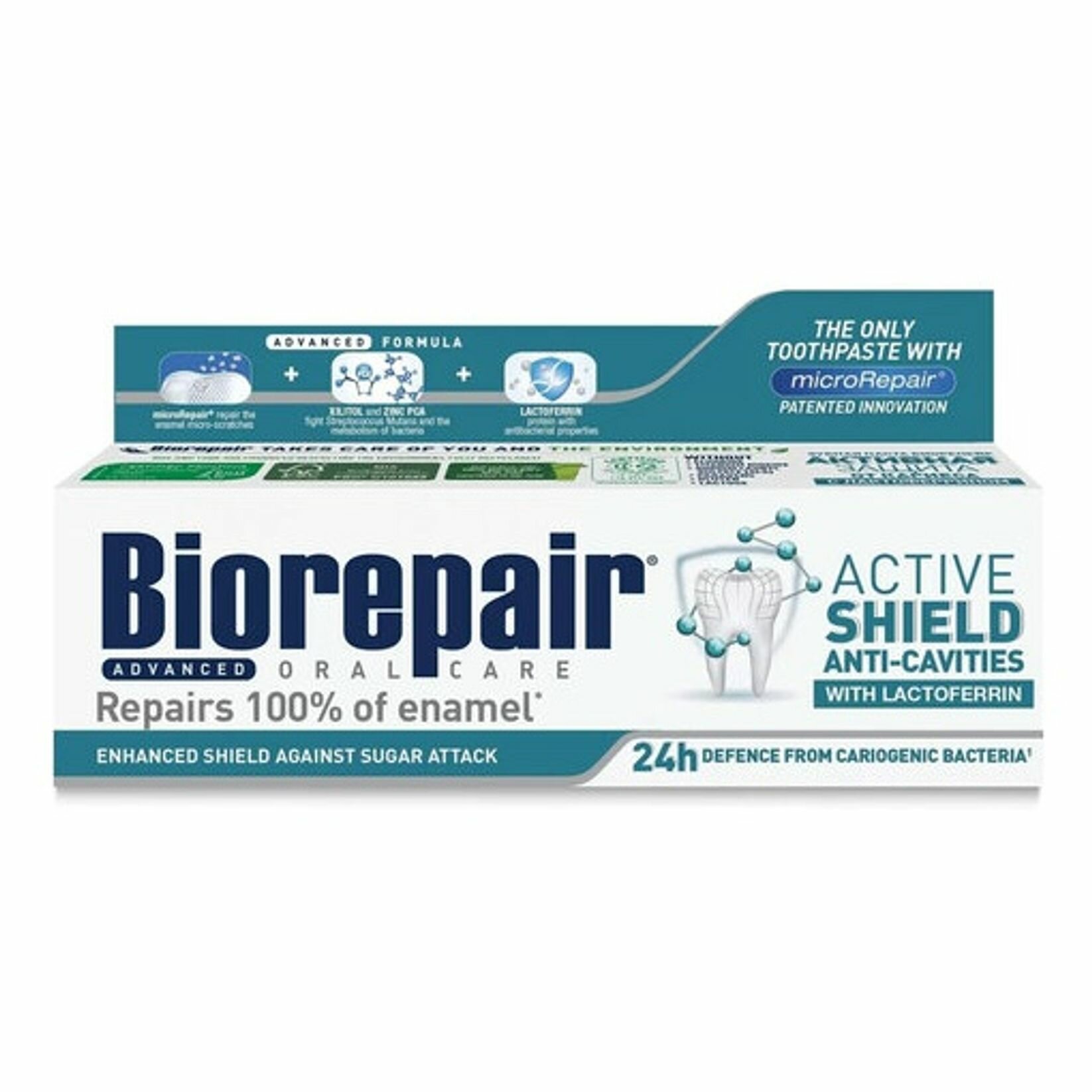 Зубная паста Biorepair Active shield 75 мл