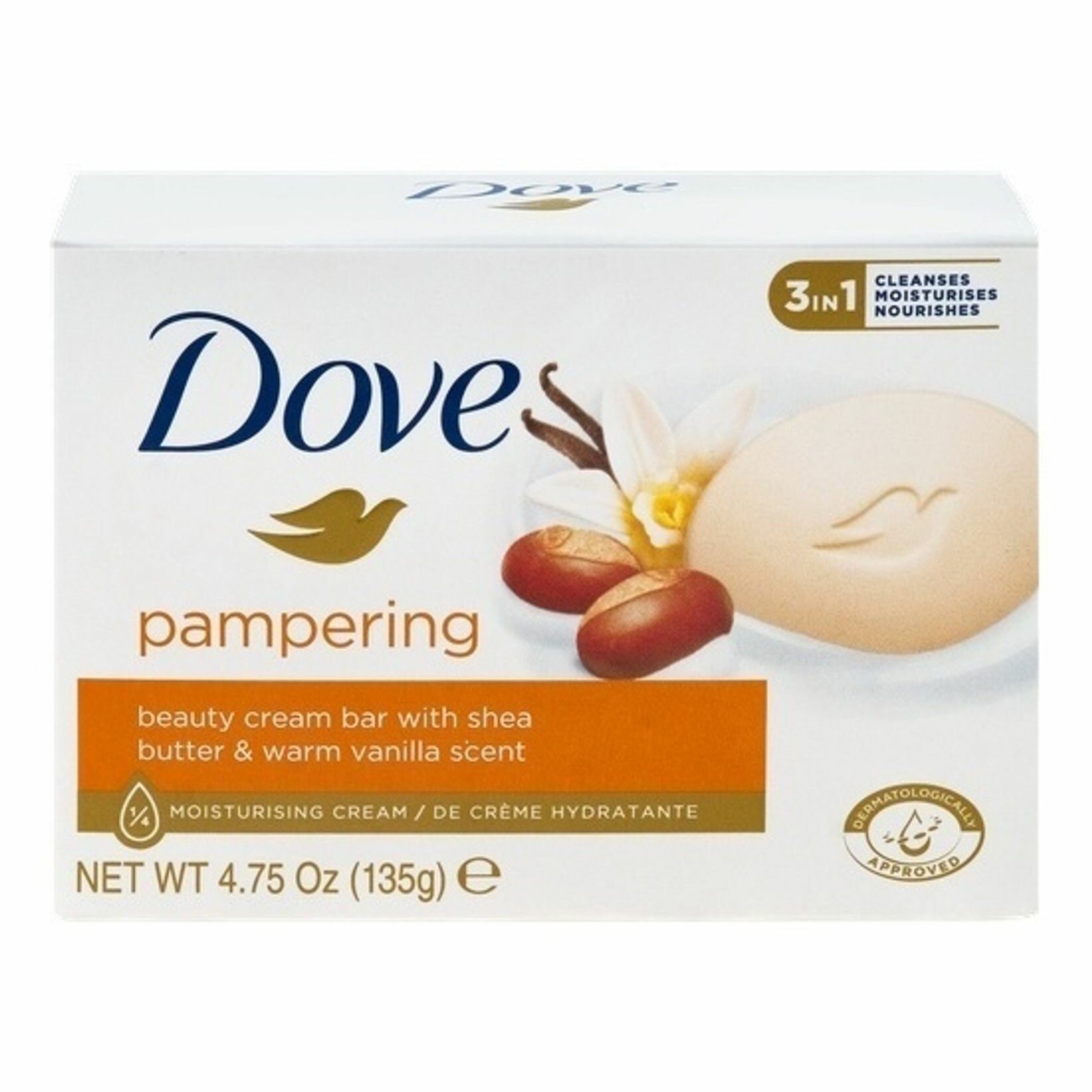 Туалетное мыло Dove Shea butter 135 г