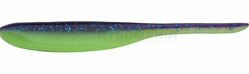 Приманка силиконовая съедобная мягкая, малек Keitech Shad Impact 5" PAL#06 Violet Lime Belly