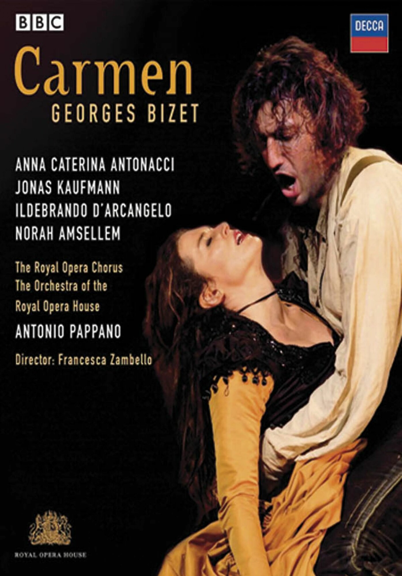 DVD дискAnna Caterina Antonacci, Jonas Kaufmann - Bizet: Carmen (DVD) 2008