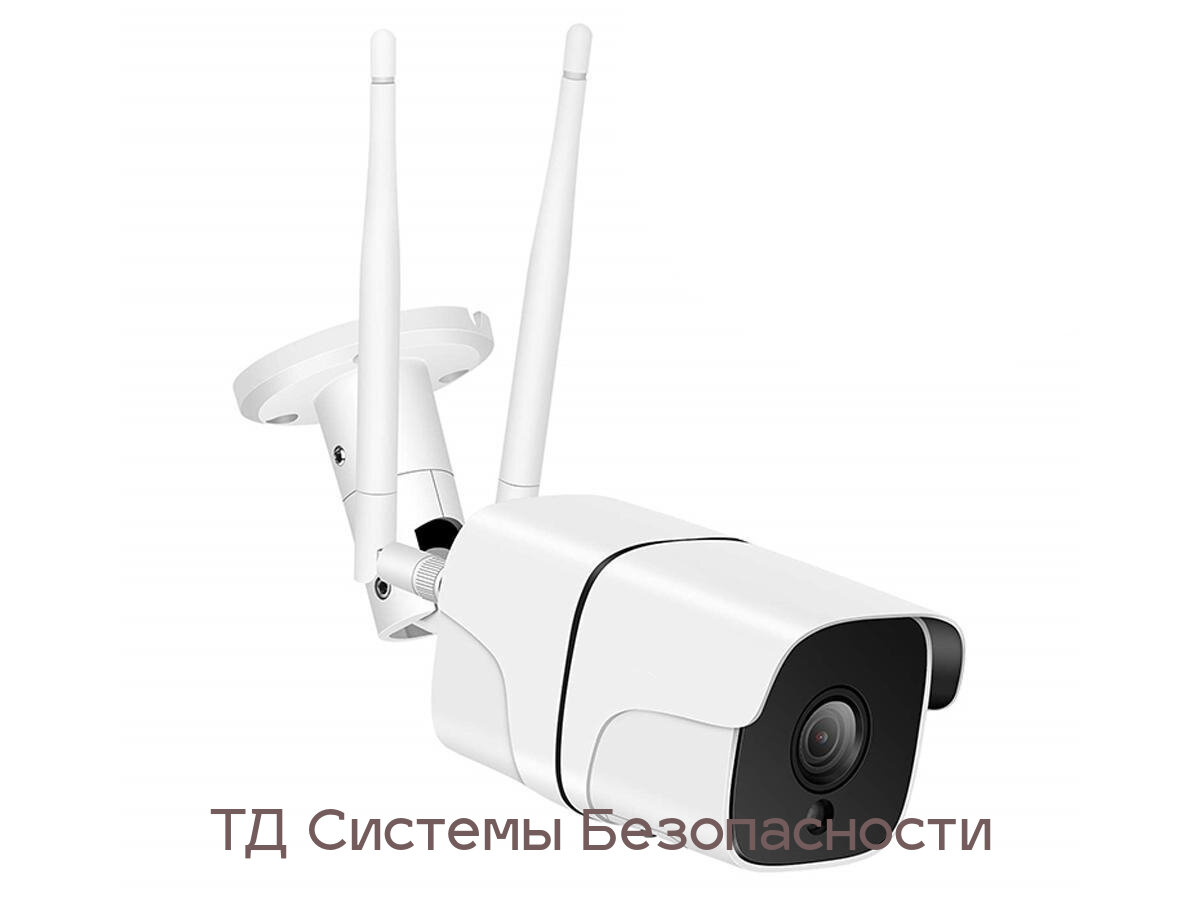Уличная 5-MP Wi-Fi IP-камера КДМ 188-AW5-8G (Z8759EU) (Матрица 5 Mп. Запись на SD карту 128 Гб. Детекция людей в кадре)