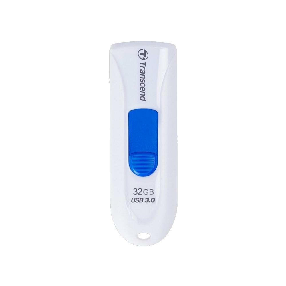 Флешка 32GB Transcend 790 USB 3.0 бело-голубая TS32GJF790W