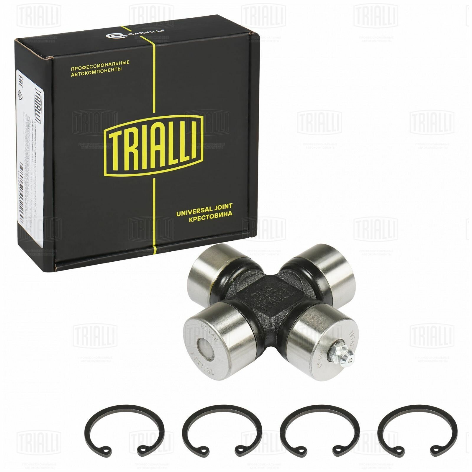 Крестовина карданного вала ВАЗ 2105 усиленная со стоп. кольцами (TRIALLI) СС146