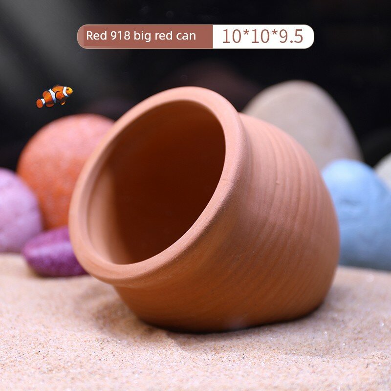 Керамическое укрытие для аквариума, домик для разведения креветок, гнездо для мелких рыб и креветок, маленькое