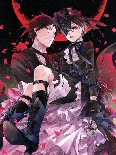 Алмазная живопись Black Butler Себастьян, 50x70, черный, HXP15-11