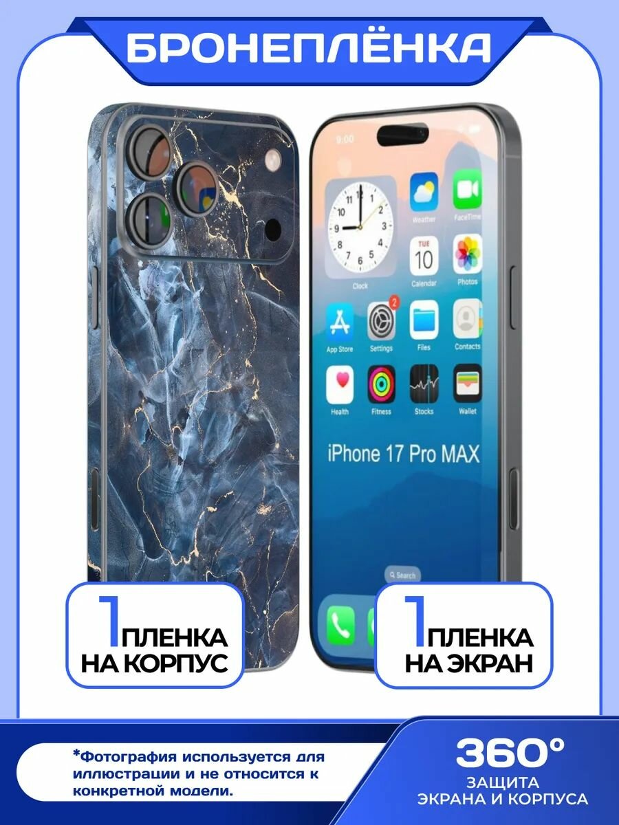 Пленка на экран и корпус для iPhone 17 Pro Max