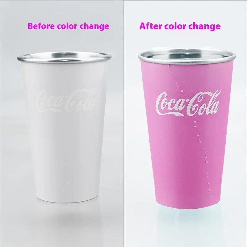 Кружка Coca-Cola хамелеон, 470 мл, Цвет: B