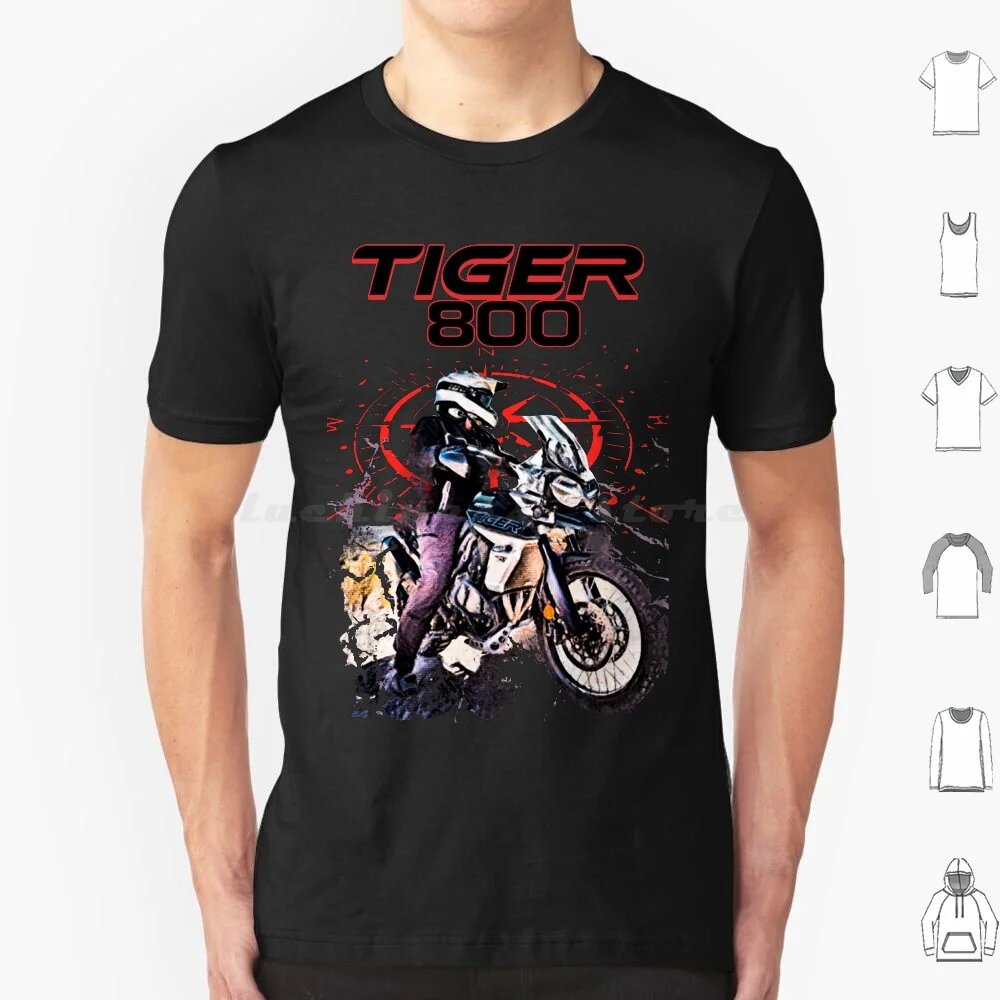 Футболка Triumph Tiger 800 черная, S