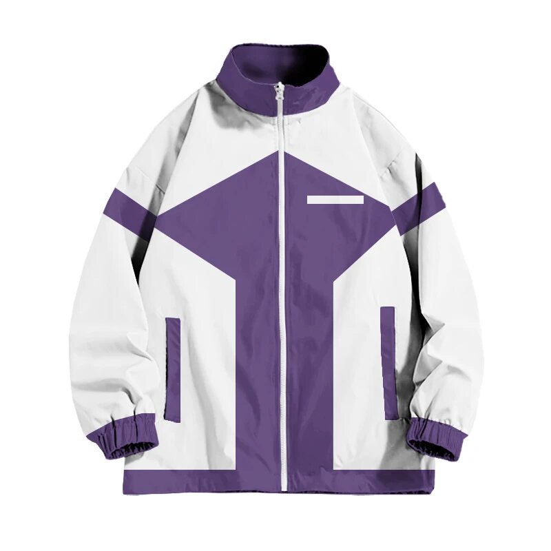 Фиолетовая спортивная куртка M, thin jacket