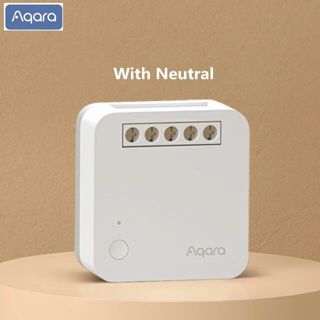 Контроллер реле с одним каналом Aqara T1, модуль выключателя Zigbee 3.0 с нулевым проводом/без нулевого провода, умный дом, таймеры, дистанционное управление, Homekit- с нулевым проводом