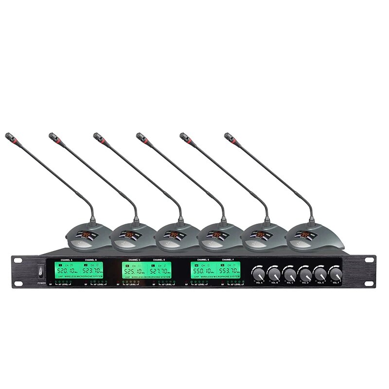 Shure 1-к-6 беспроводные микрофоны конференц-тип У-диапазон с 4 антеннами для встреч