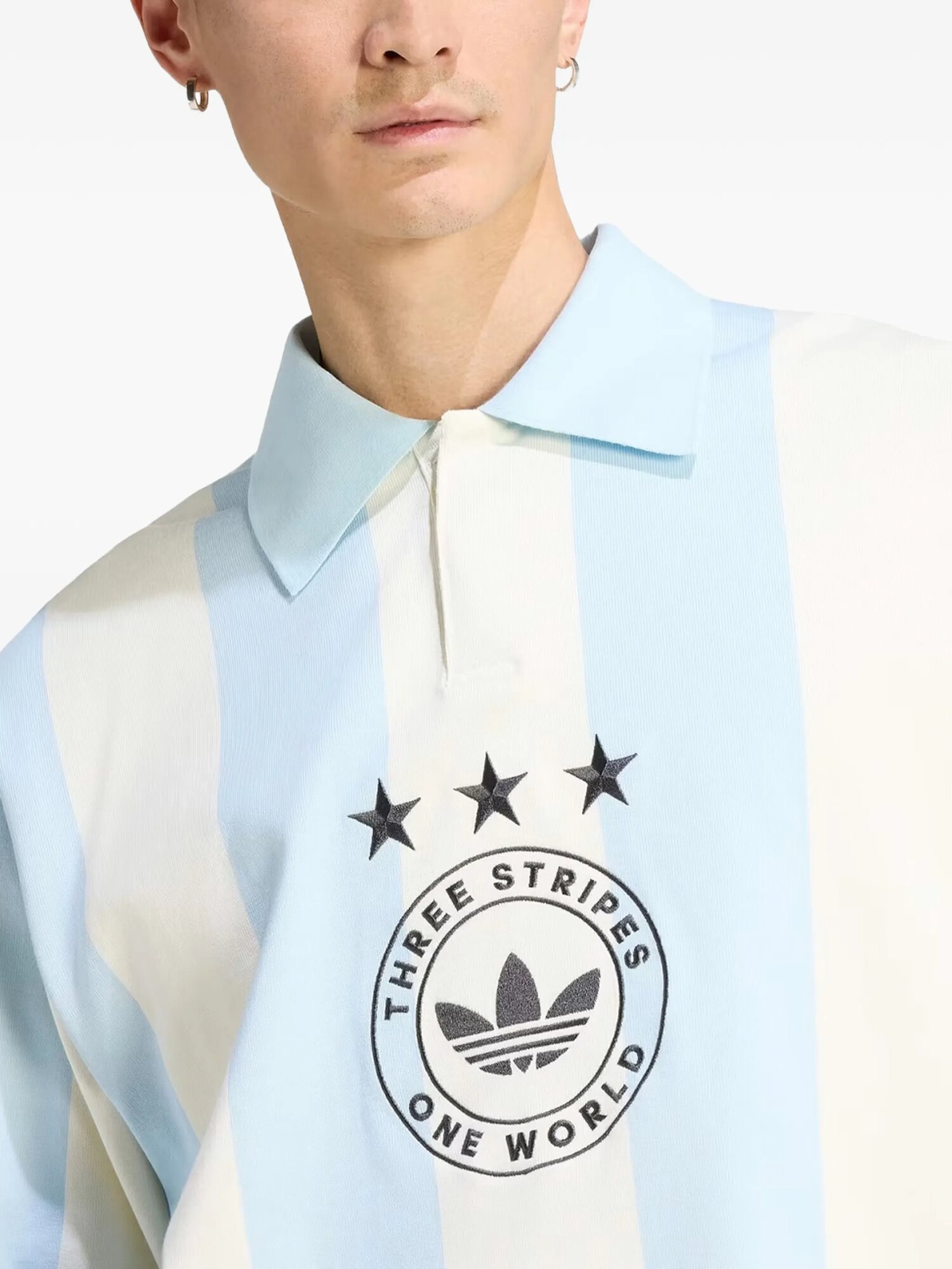 Поло adidas, размер XL, cиний — фото 1
