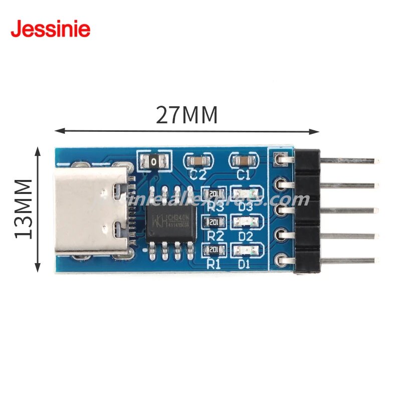 Модуль CH340N USB Type-C на TTL, Model Number: 2pcs
