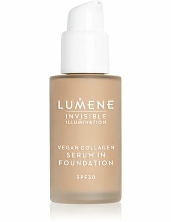 Тональный крем Lumene Невидимое сияние Веганский коллагеновый сыворотка в тональном креме, SPF 30, 30 мл